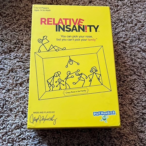 Games | Relative Insanity Card Game | Poshmark